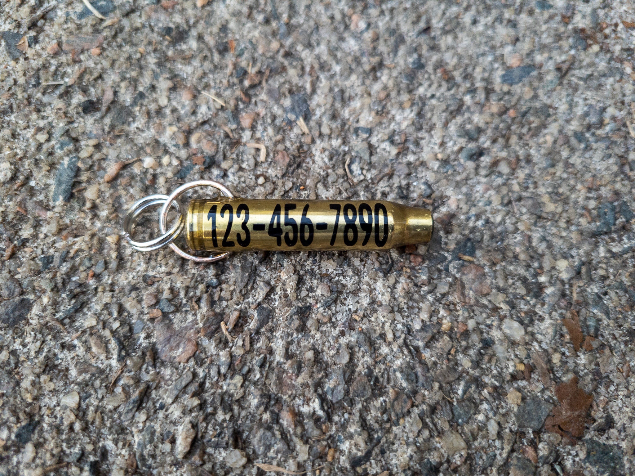 Personalized Dog Tag, Bullet Casing Dog Tag, Bullet Shell Dog Tag ...