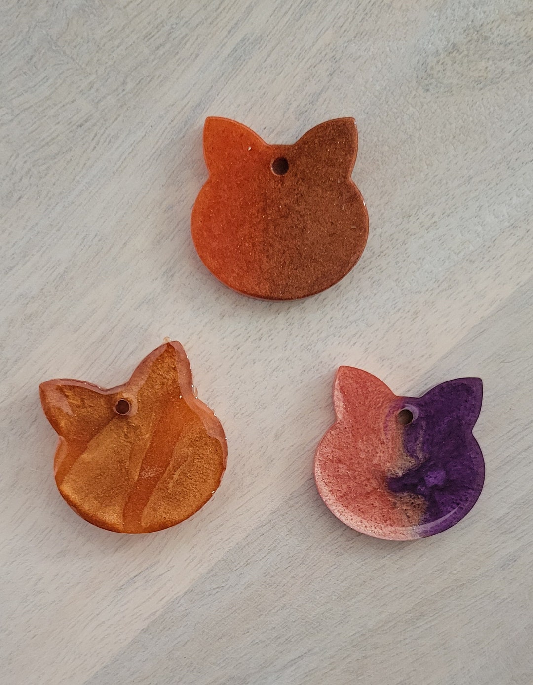 Pet Cat Name Tag, Cat ID Tag, Personalized Pet Tag, Custom Cat Shaped ...