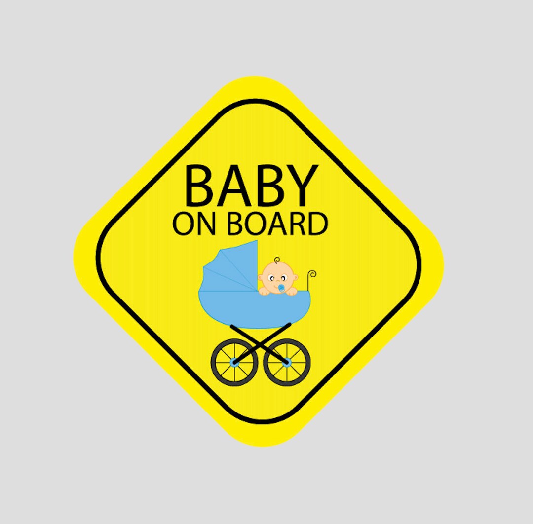 Baby on Board magnet, for car 5 5 - Etsy.de