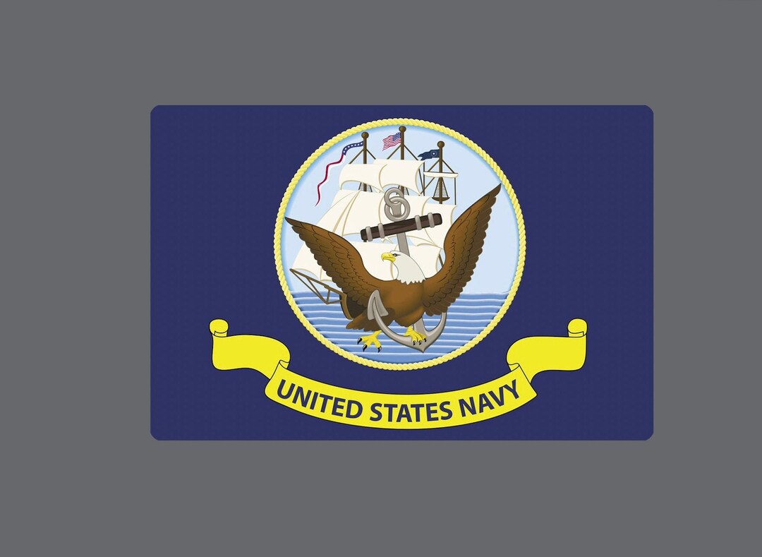 Car Magnet United States Navy Flag (no Residue, Easy to Relocate) - USA ...