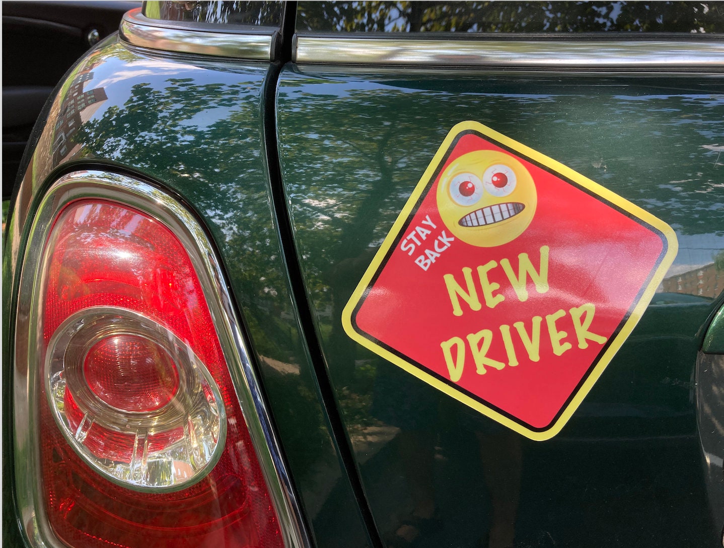 Car Magnet - New Driver Stay Back Sign - (no Residue, Easy to Relocate ...