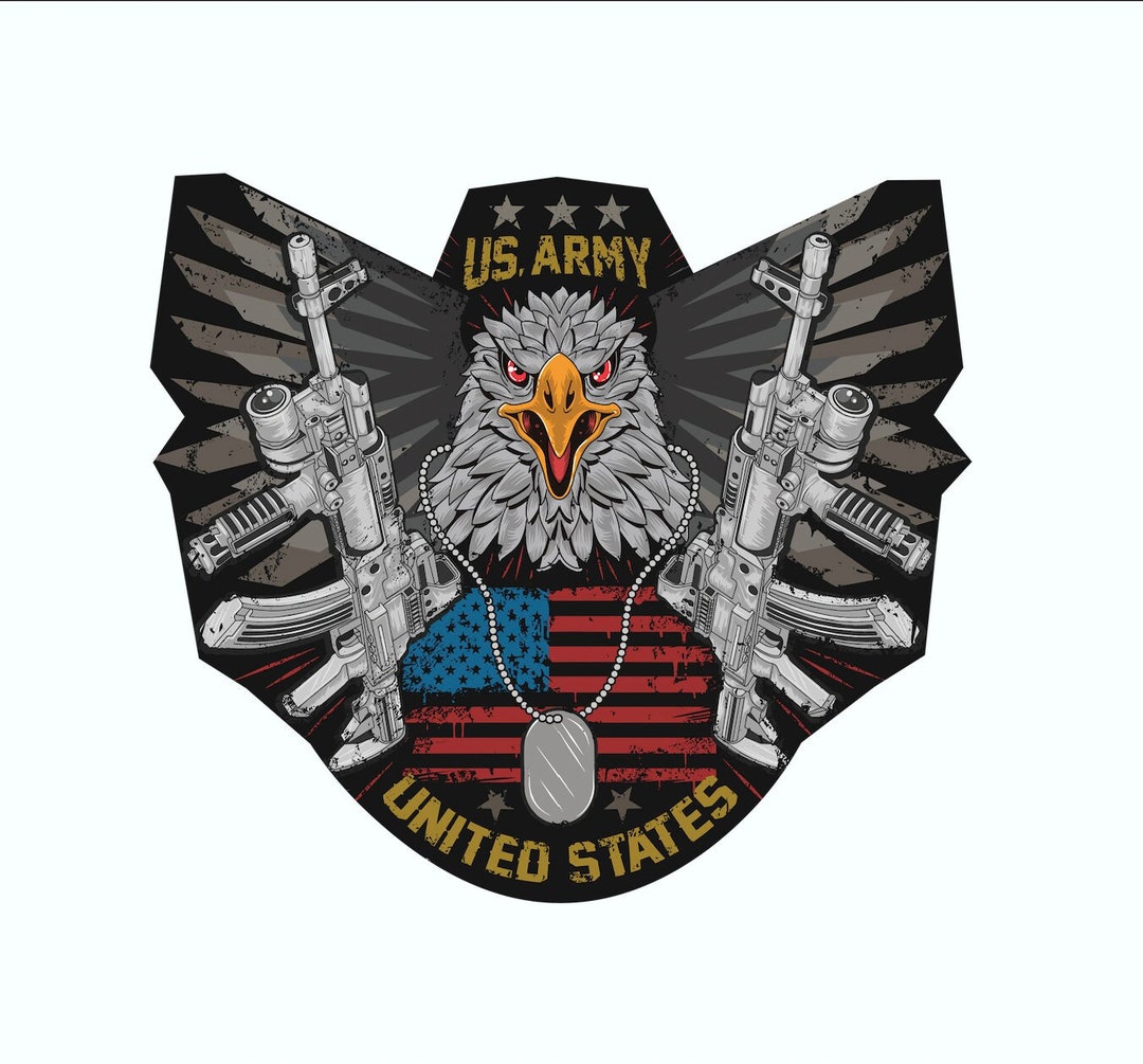 Car Magnet United States U.S. Army Eagle (no Residue, Easy to Relocate ...