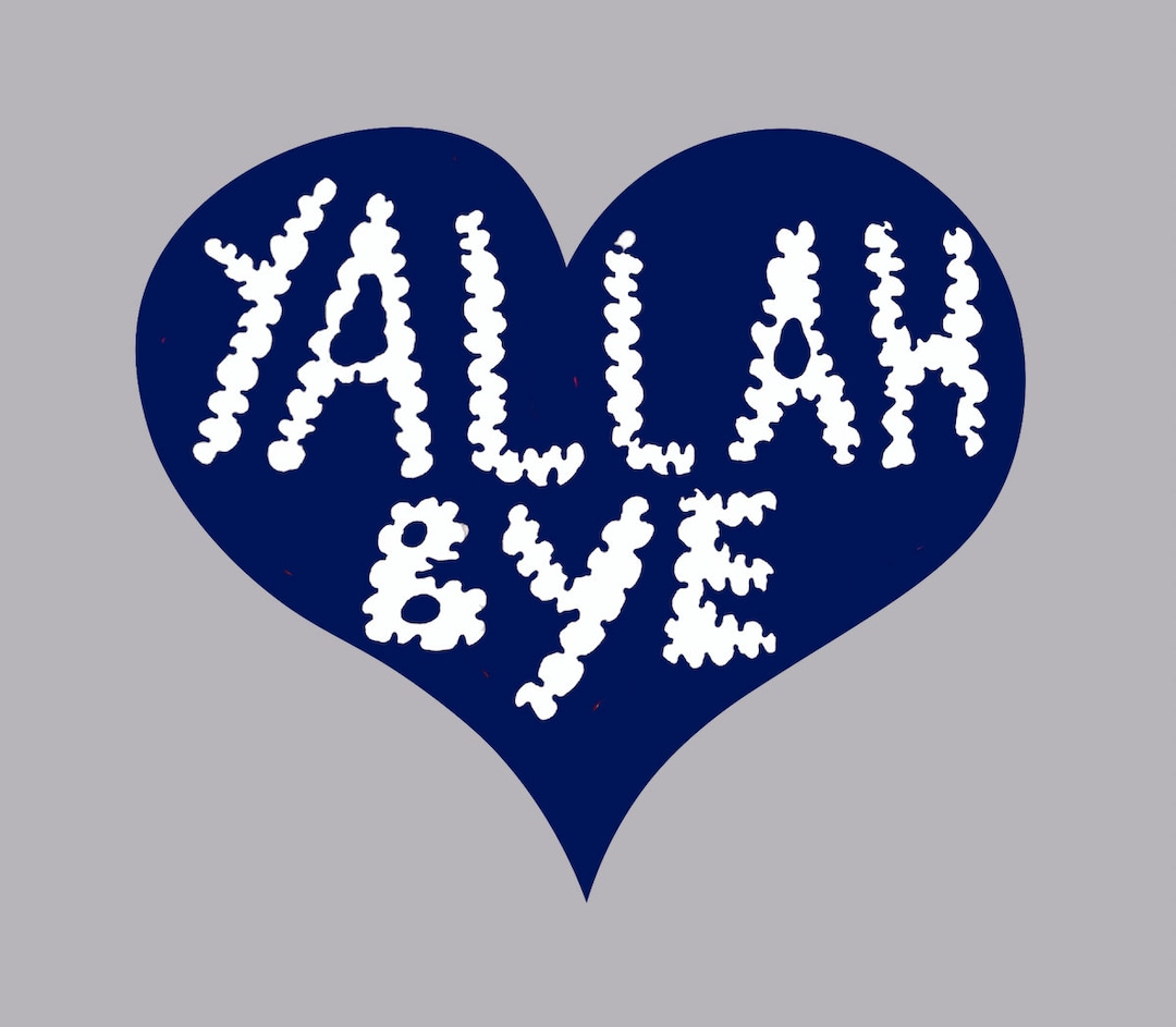 Car Magnet, Yallah Bye yalla Yella Arabic no Residue, Easy to Relocate ...