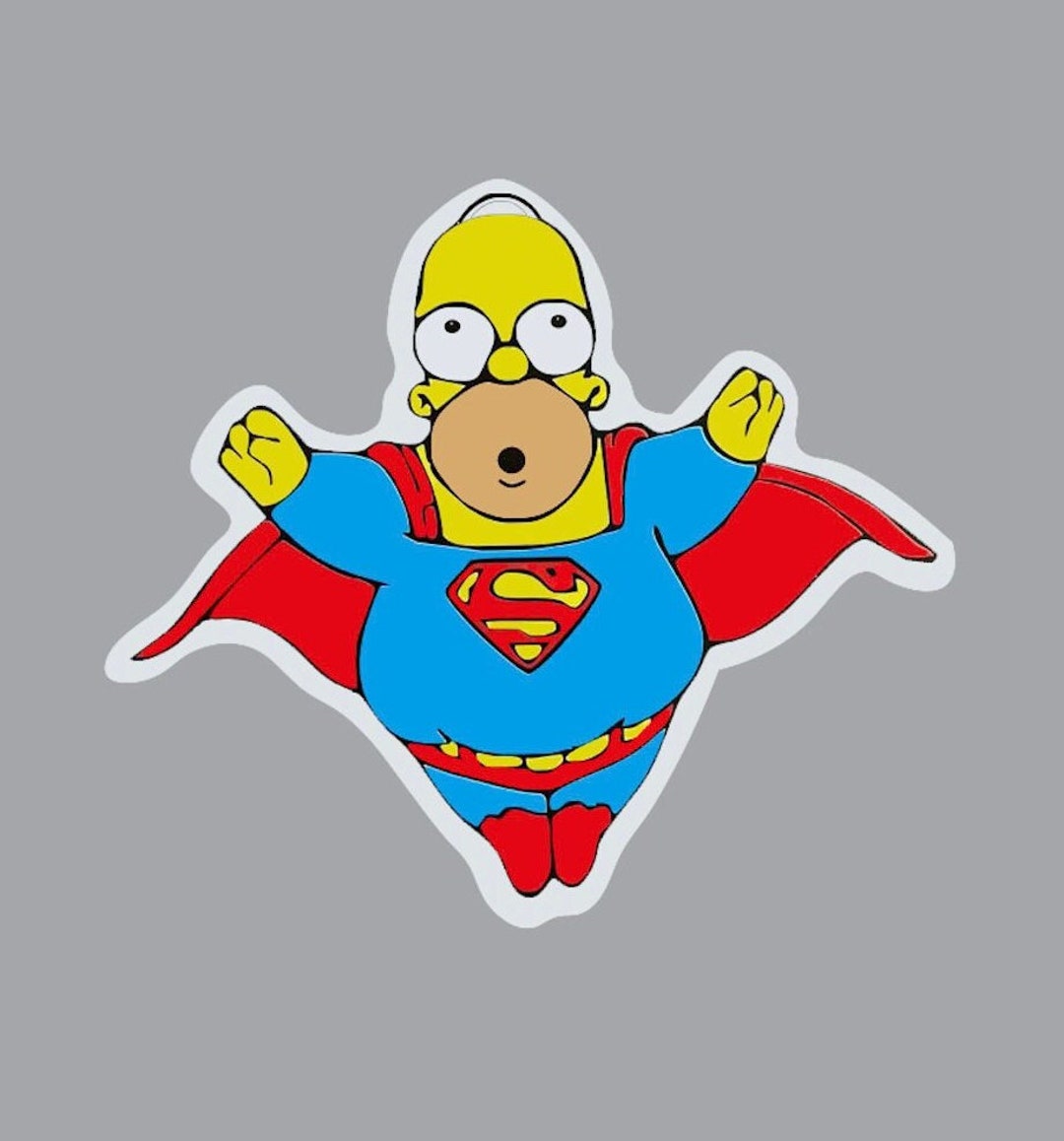 Fridge Magnet - Super Homer - MAGNET (3.5" * 4") - Etsy