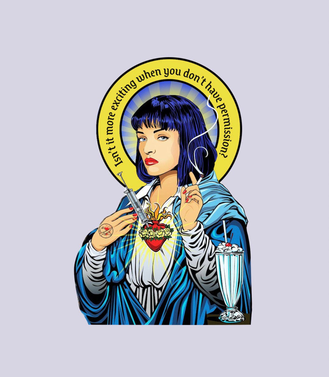 Fridge Magnet - Saint Mia the Revived - Mia Wallace - MAGNET (3.5" * 3 ...