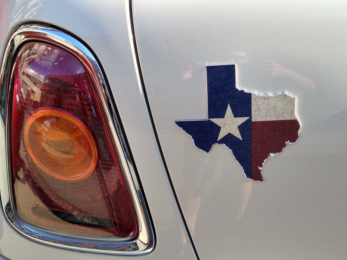Magnetic Texas Flag Car Decal - MAGNET (5" * 5") - Etsy