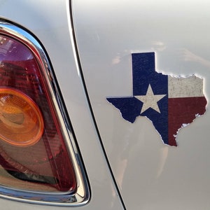 Magnetic Texas Flag Car Decal - MAGNET (5" * 5") - Etsy