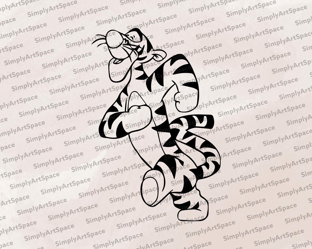Tigger Disney SVG - Digital Download SVG File - Etsy