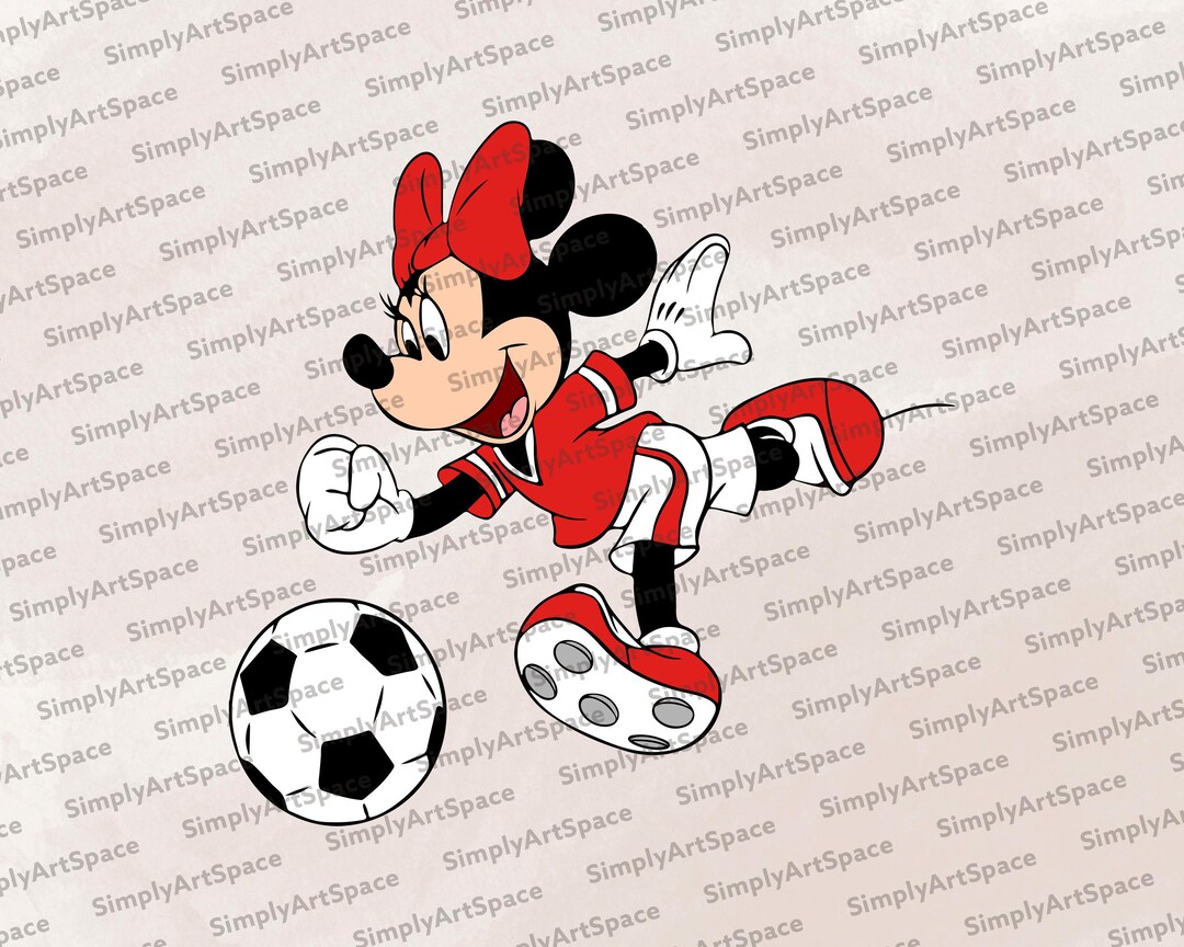 Minnie Soccer SVG - Digital Download SVG File - Etsy