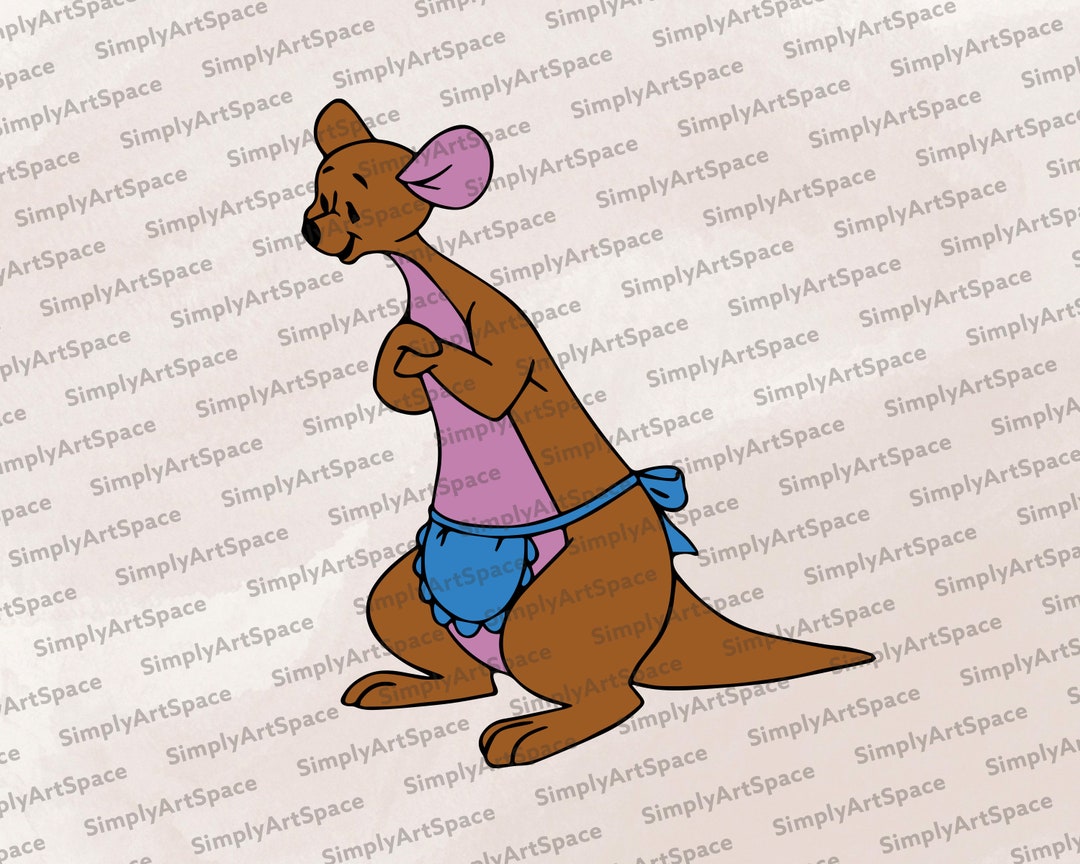 Kanga - Winnie Pooh - Digital Download SVG File - Etsy