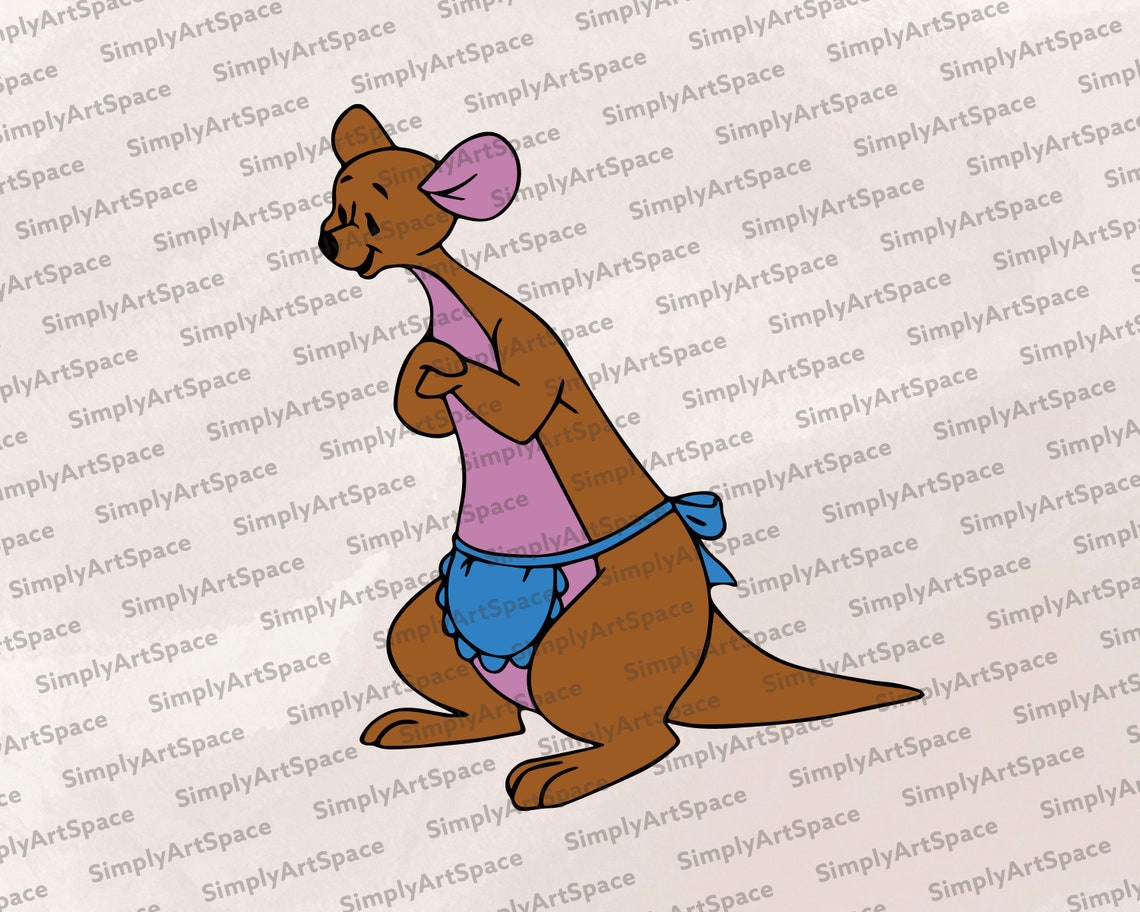 Kanga - Winnie Pooh - Digital Download SVG File - Etsy
