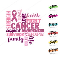 Cancer Ribbon - Etsy