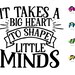It Takes a Big Heart to Shape Little Minds | Premium SVG - Instant ...
