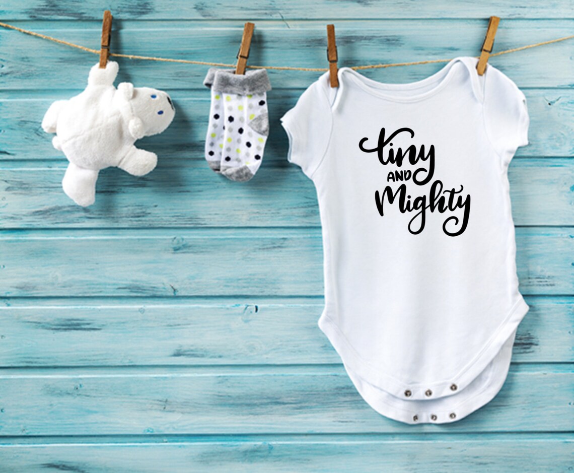 Tiny and Mighty Premium SVG Instant Graphic Download for | Etsy