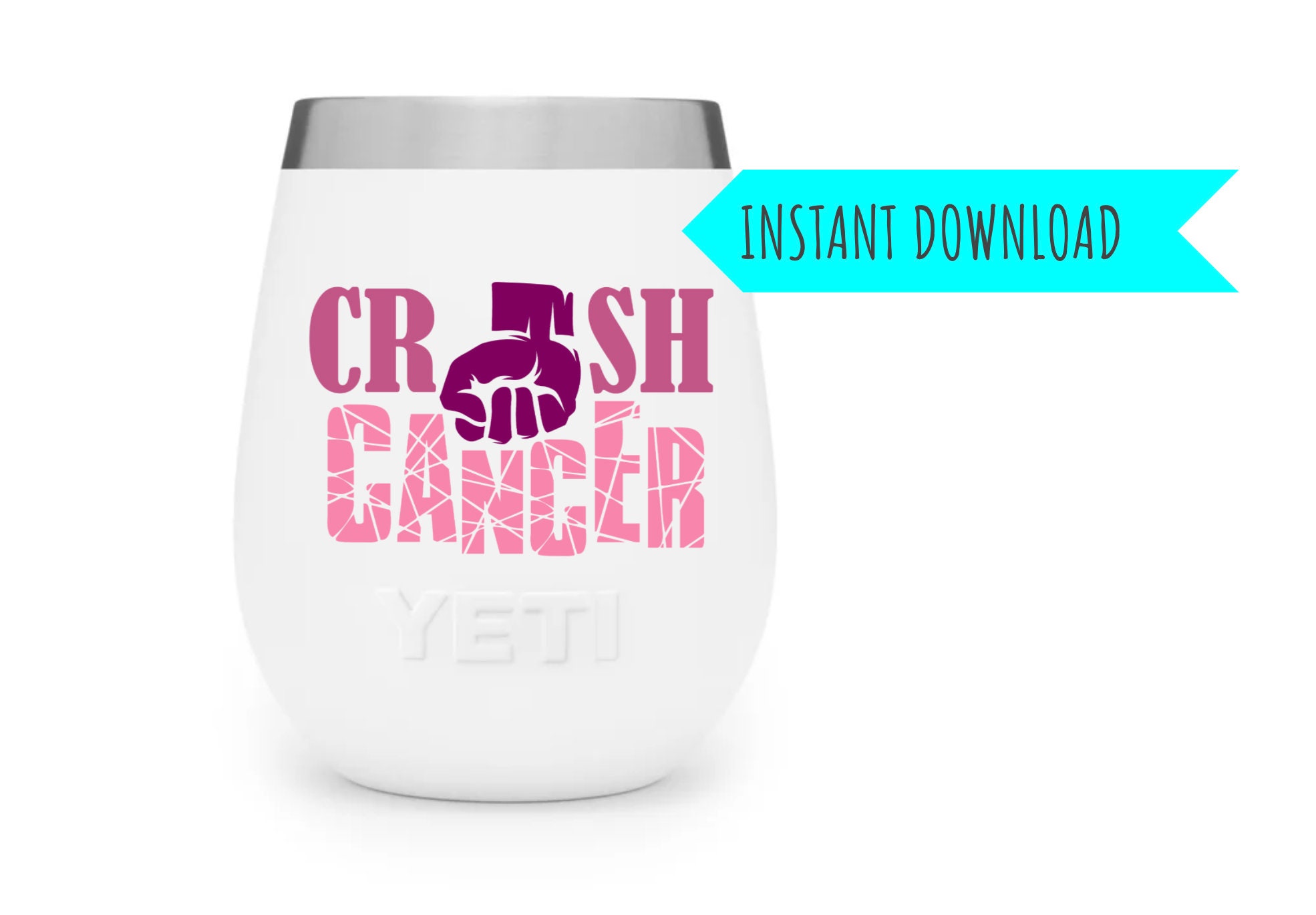 Cancer Awareness Bundle SVG Png Dxf Eps Instant Graphic | Etsy