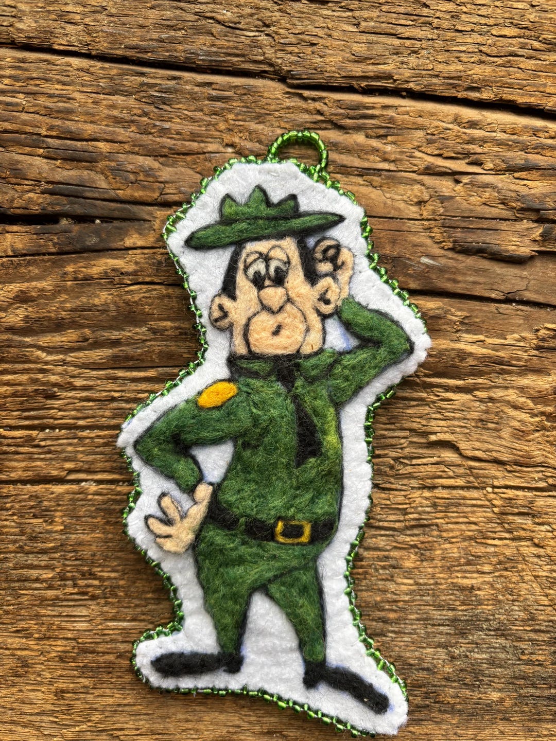 Roger Smith Inspired From Yogi Bear Hand Felted Ornament - Etsy