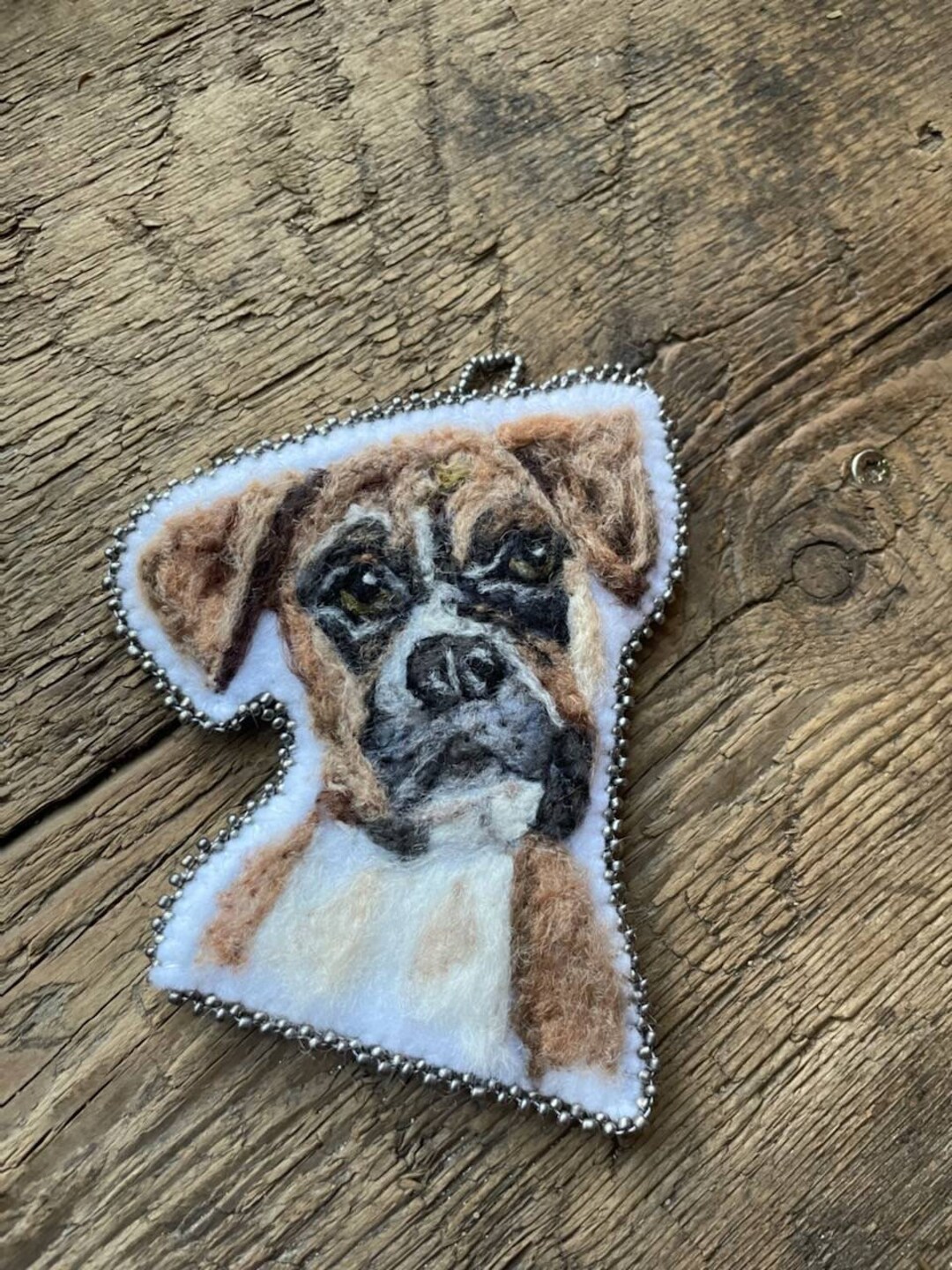 BOXER! HAND Felted Boxer Dog Ornament! - Etsy