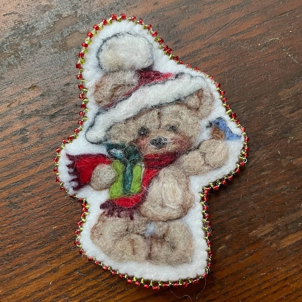 Felt Teddy Bear - Etsy