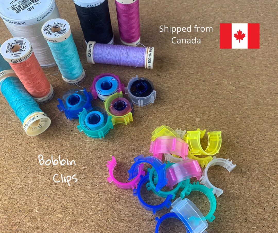 Plastic Bobbin Clips, Keep Your Sewing Threads From Unspooling With ...