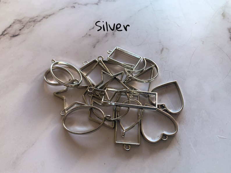 Open Bezels for Jewelry Making 3 Metal Colours Gold Silver - Etsy Canada