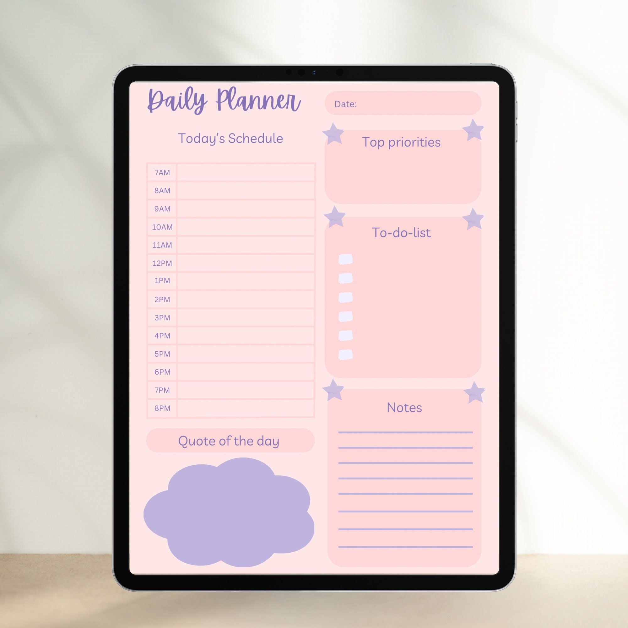 Daily/weekly Digital Planner Templates - Etsy