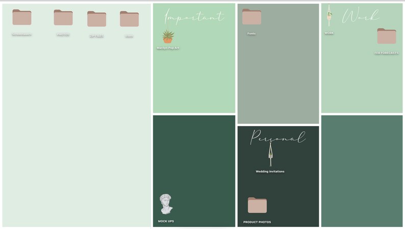 5 Simple Color Backgrounds for Desktop Organization | Simple ...