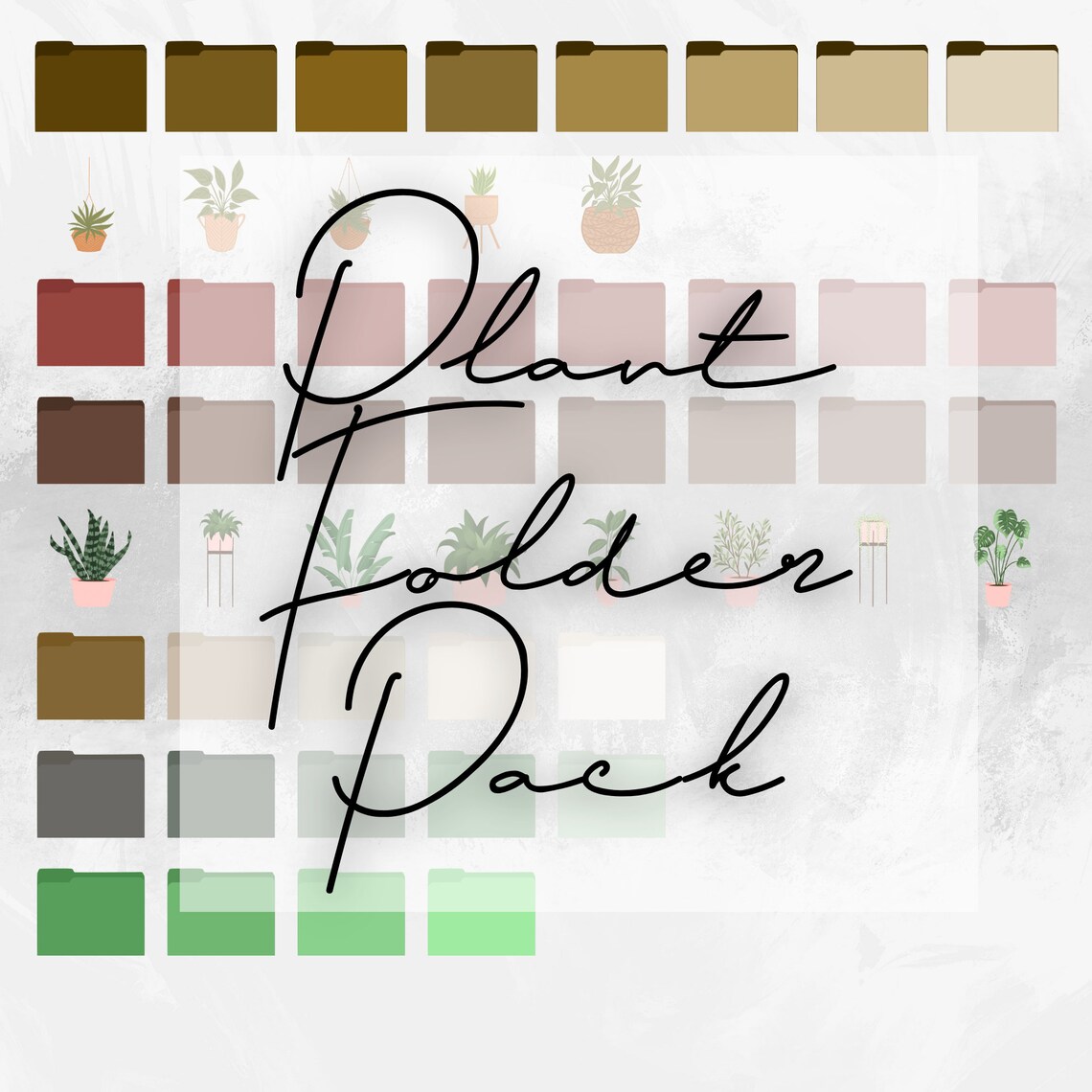 Mega Folder Pack 200 Folders/icons for Your Desktop labeled Folders ...