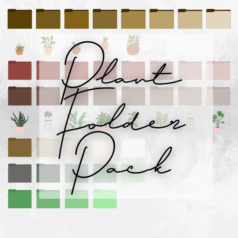 Mega Folder Pack 200+ Folders/icons for Your Desktop (labeled Folders ...