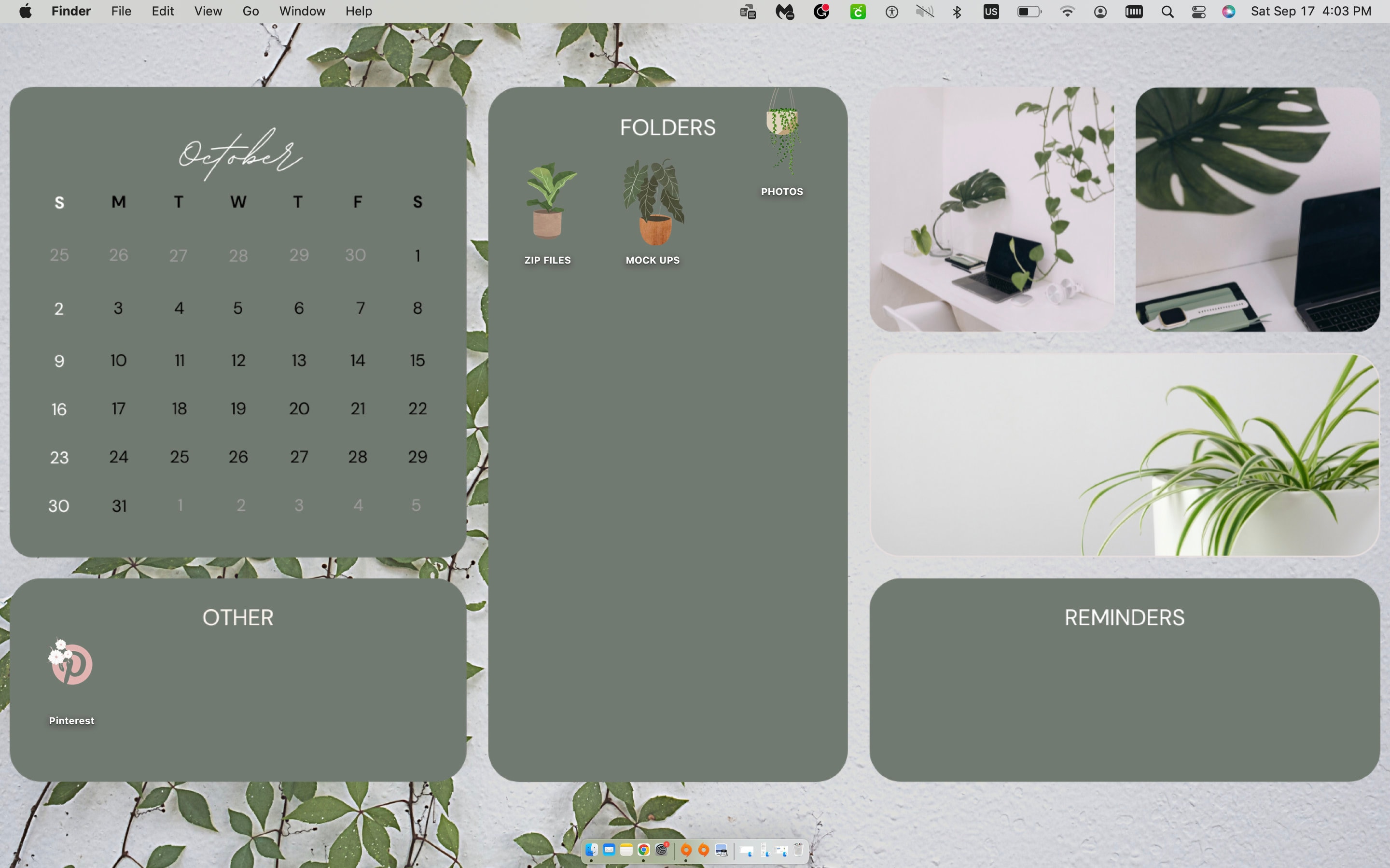 OCT 2022 DEC 2023 Green Aesthetic Desktop Wallpaper Organizer for the ...