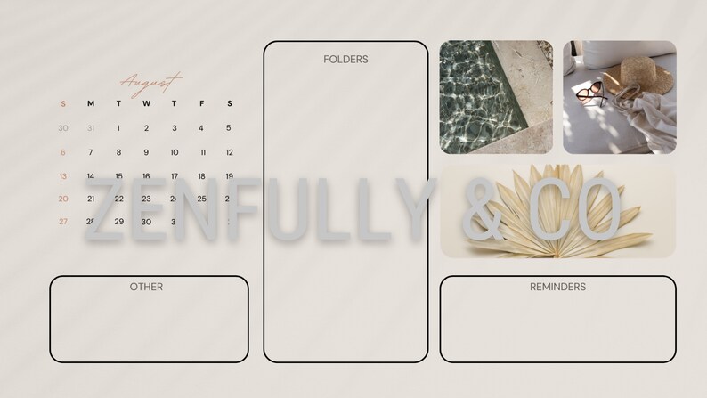 OCT 2022 DEC 2023 Aesthetic Desktop Wallpaper Organizer for the Perfect ...