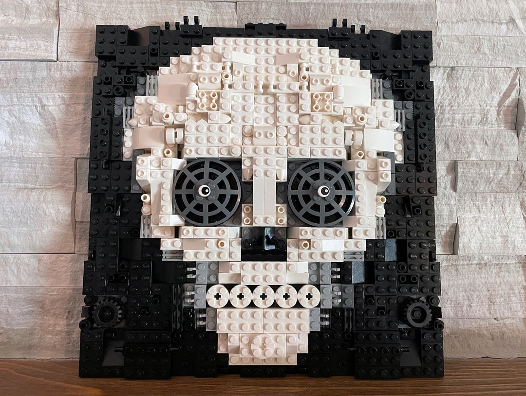 Skull Wall Hanging 10"x10" Made With LEGO® Bricks - Etsy