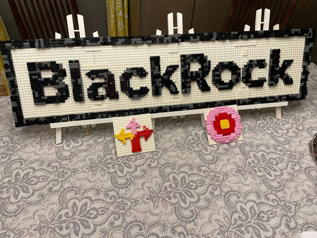 Letters on Baseplate - Custom Words - Made With LEGO® Bricks - Etsy