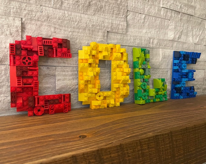 Lego letters - Etsy