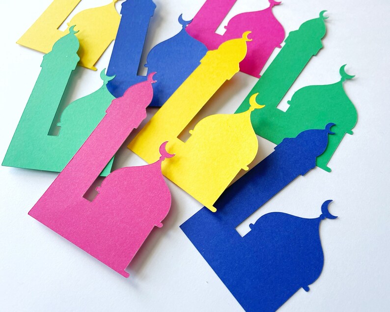 Set of Mosque Cut Outs Mosque Die Cuts Eid Craft Supplies - Etsy