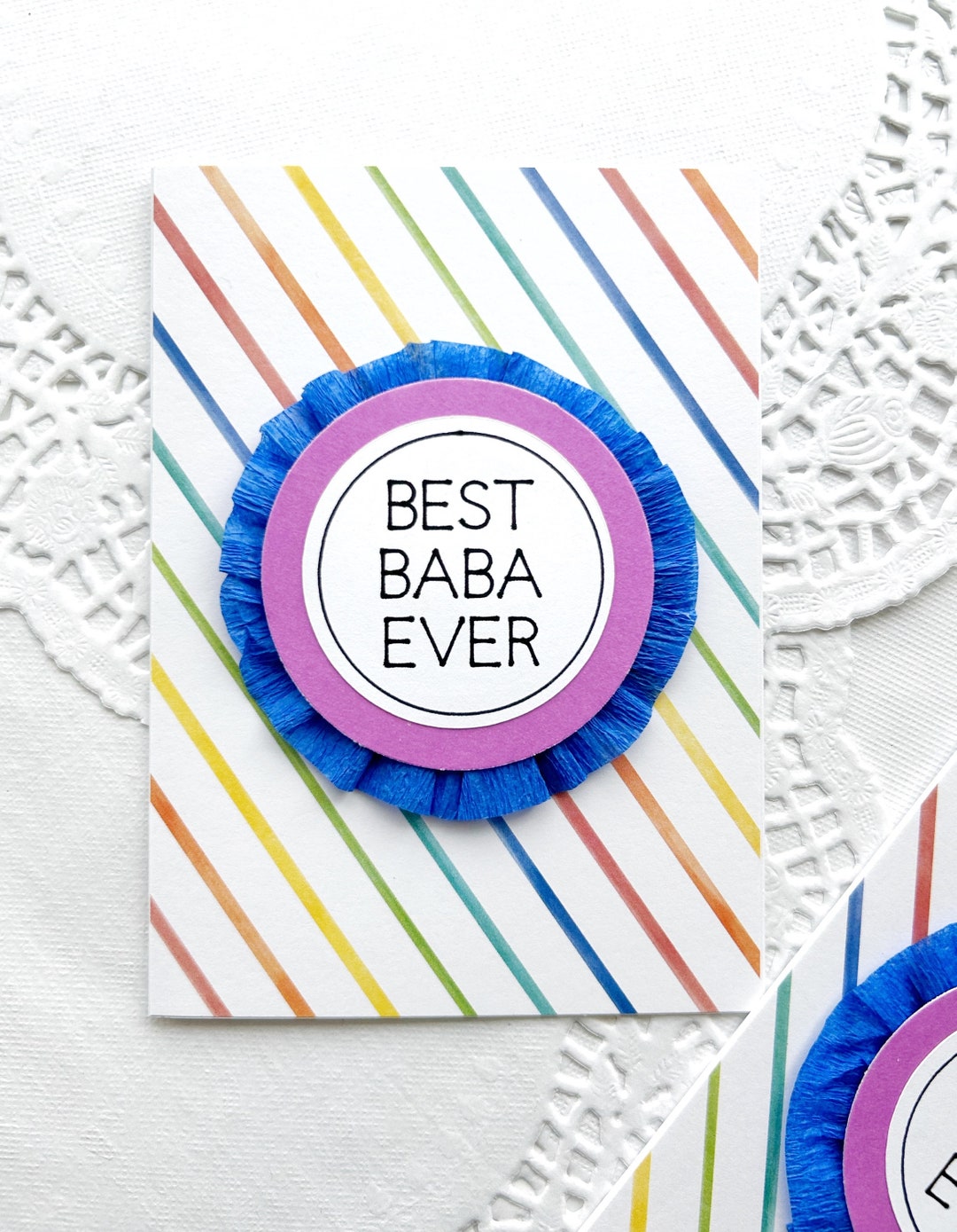 Best Baba Ever Card Fathers Day Card for Baba Card for Abu Happy ...