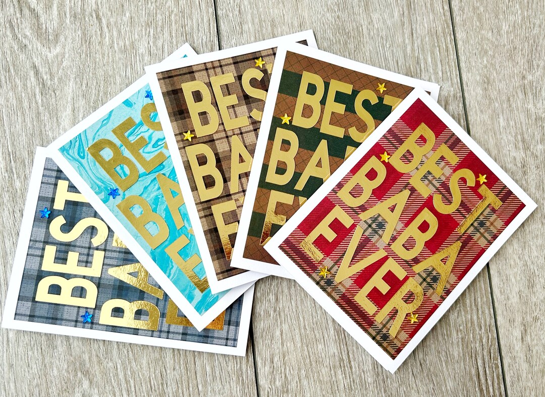 Best Baba Ever Card Father's Day Card for Baba Card for Abu Happy ...