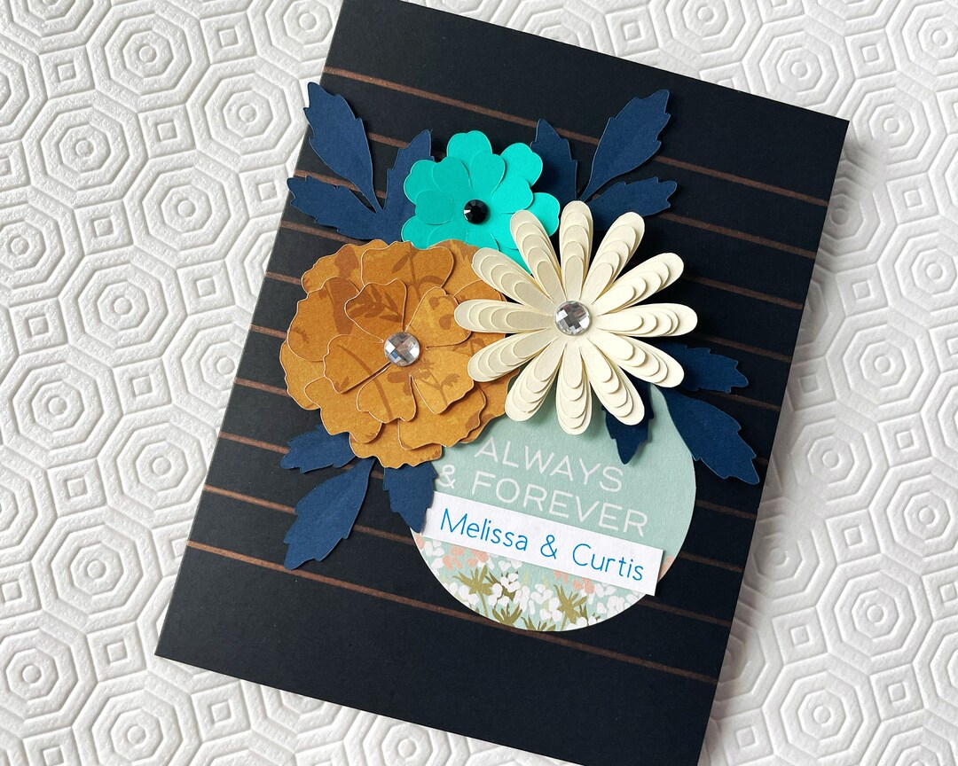 Personalized Card Custom Wedding Gift Engagement Card Bridal Shower ...