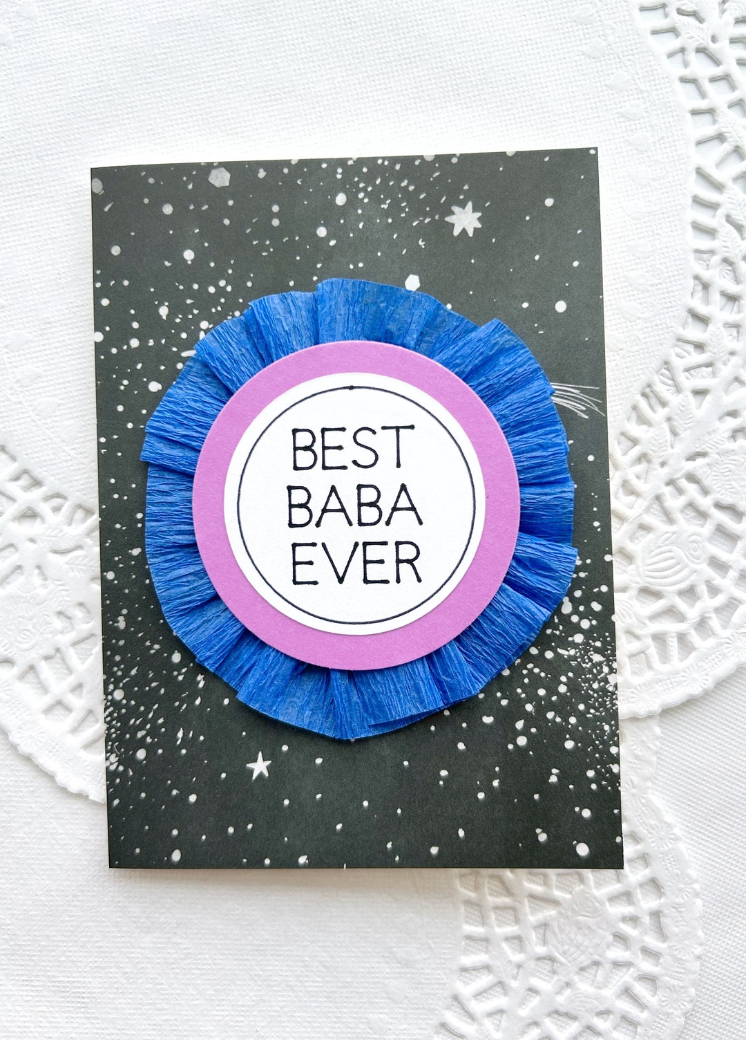 Best Baba Ever Card Fathers Day Card for Baba Card for Abu Happy ...