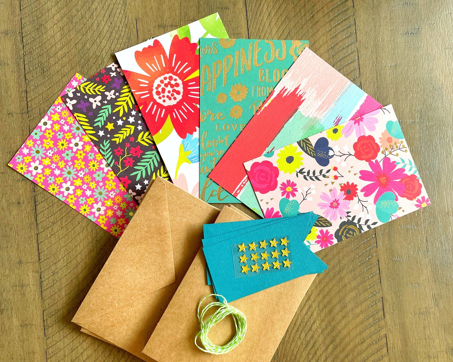 DIY Card Making Kit Make Your Own 6 Greeting Cards Card Etsy DIY Card Making Kit Make Your Own 6 Greeting Cards Card Etsy