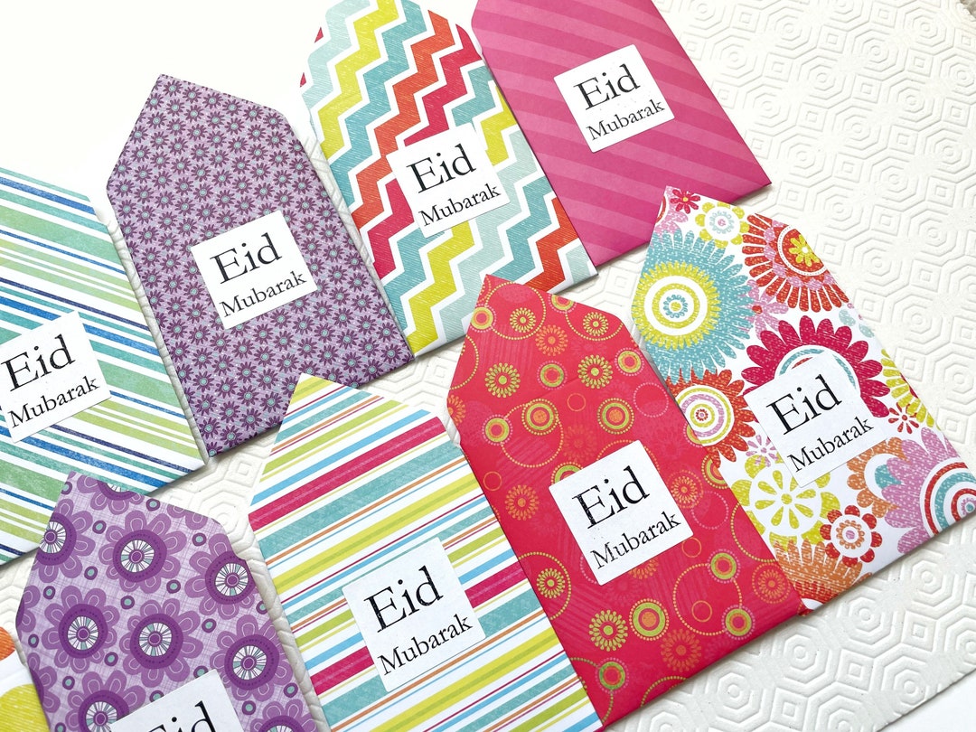 Eid Envelopes Eid Money Envelopes Cash Envelopes Eid Mubarak Gifts Eid ...