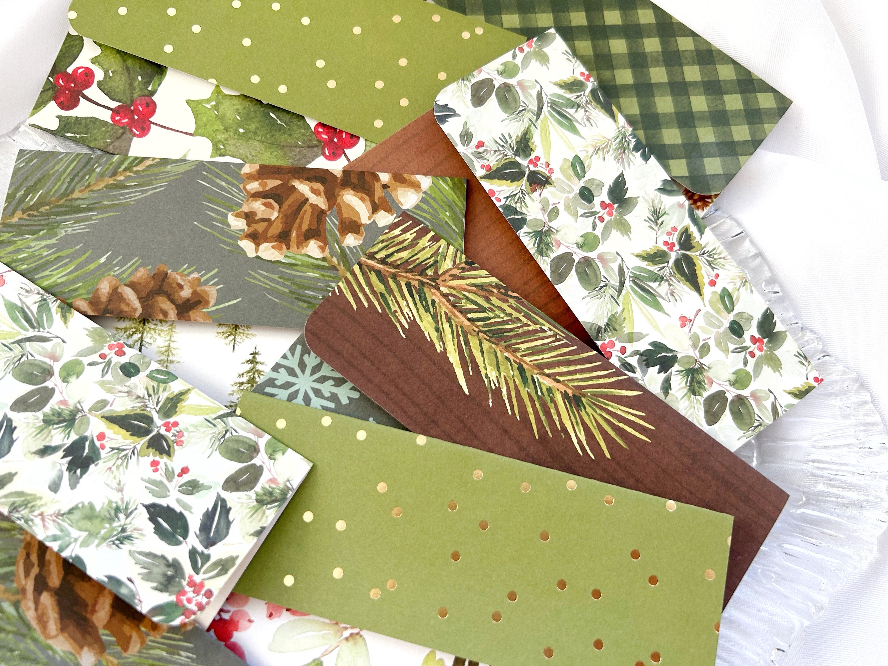 Festive Christmas Envelopes Money Gift Envelope Christmas Cash Gift ...