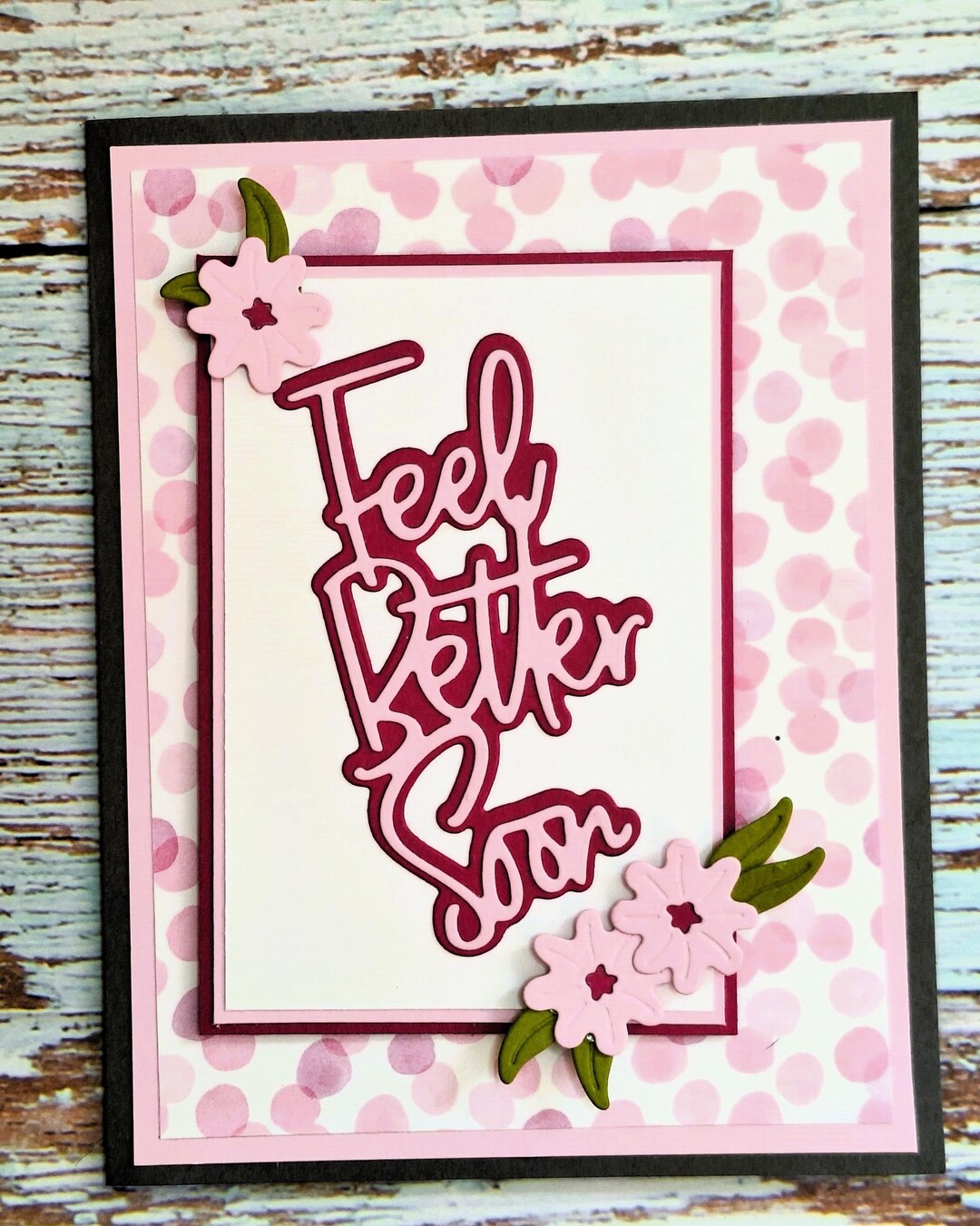 Feel Better/get Well Greeting Card. - Etsy