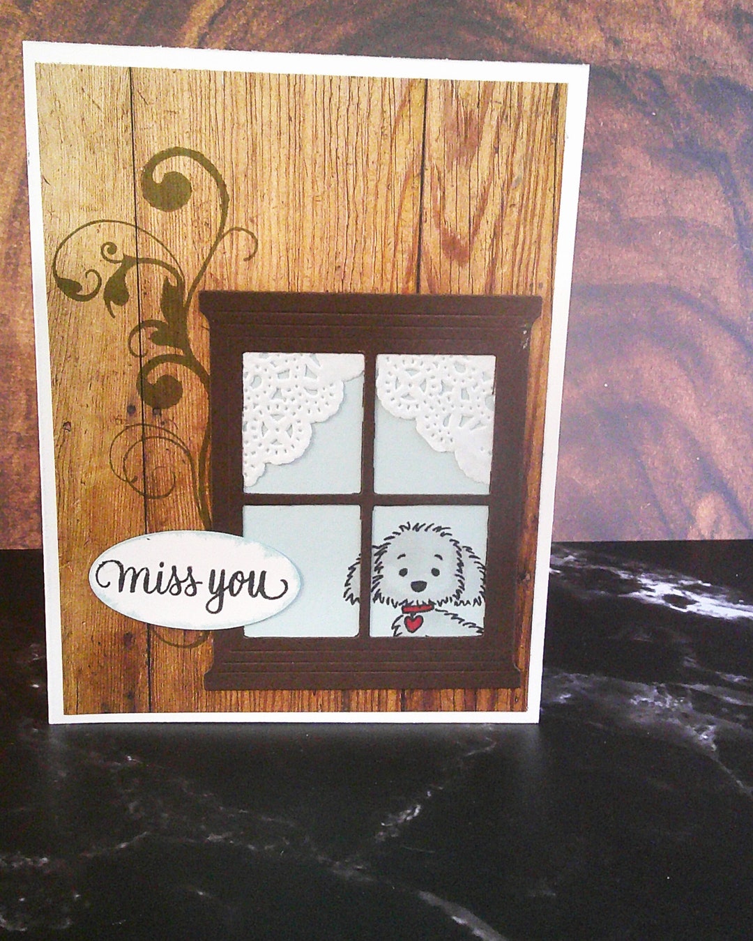 Cute Miss You Card. Send More Happy Mail! Handmade. - Etsy