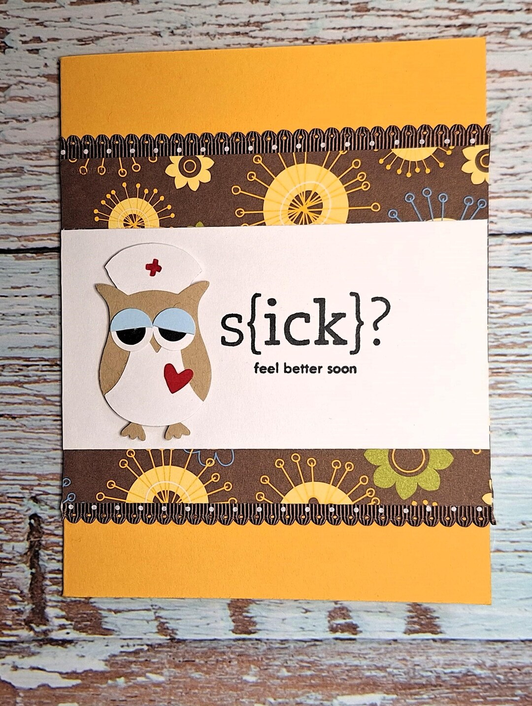 Cute Get Well Card. Feel Better Soon Send Some Happy Mail. - Etsy