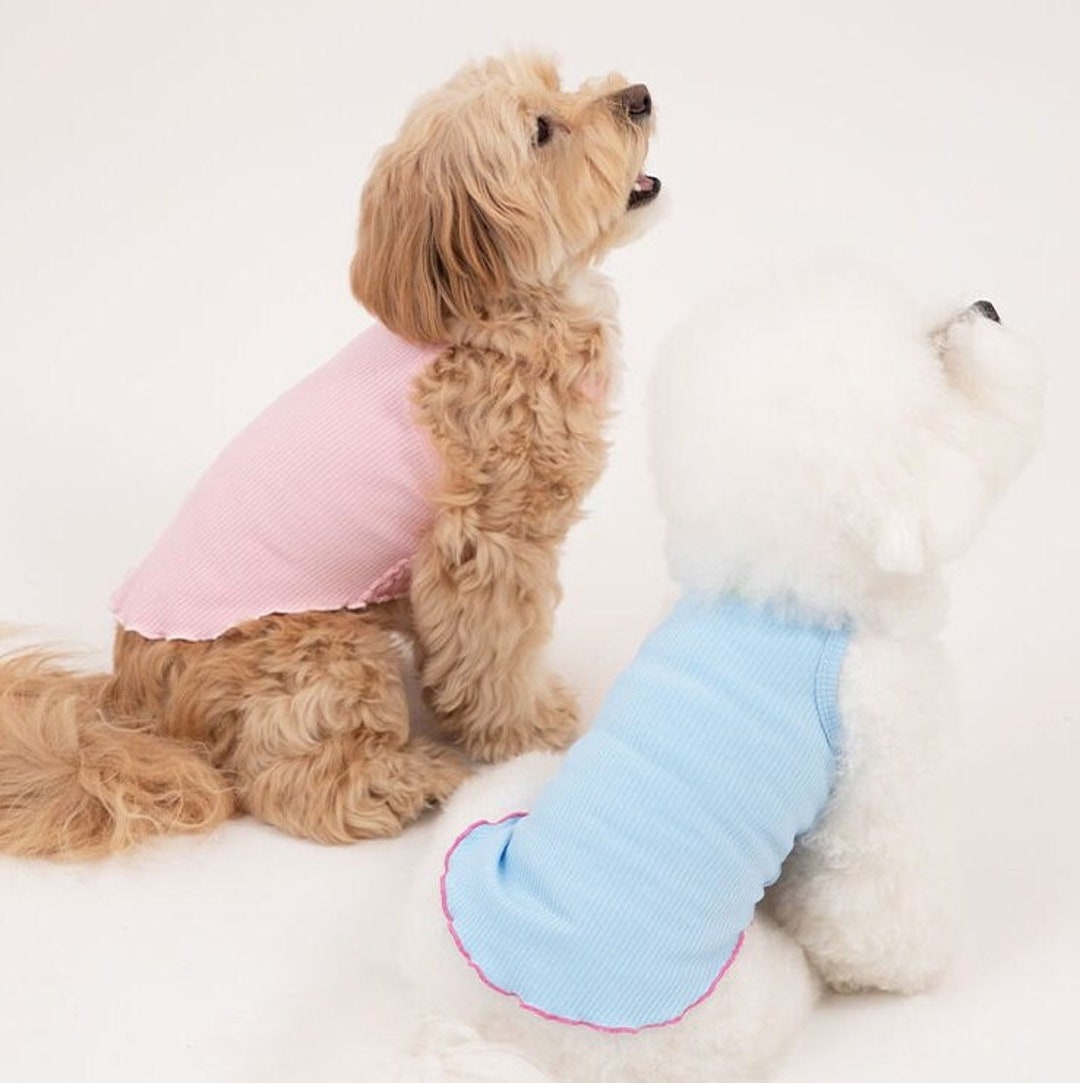 Dog Shirt Tops Dog Puppy T-shirt Dog Tank Top Comfy - Etsy