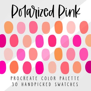 Pink Procreate Color Palette, Color Swatches, Procreate Palette ...