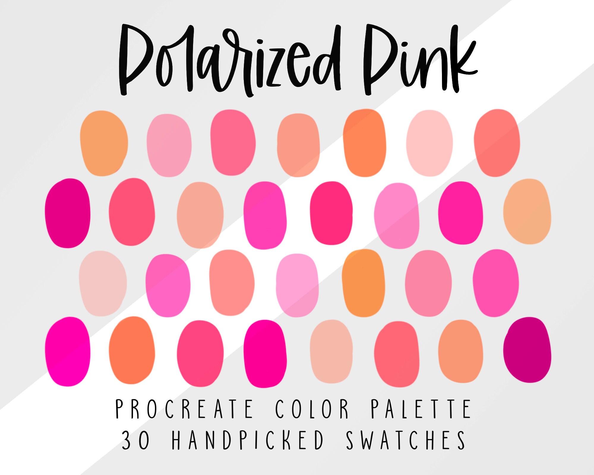Pink Procreate Color Palette Color Swatches Procreate - Etsy