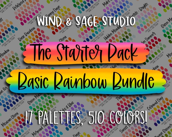 Mega Procreate Color Palette Swatches, 7028 Procreate Swatches ...