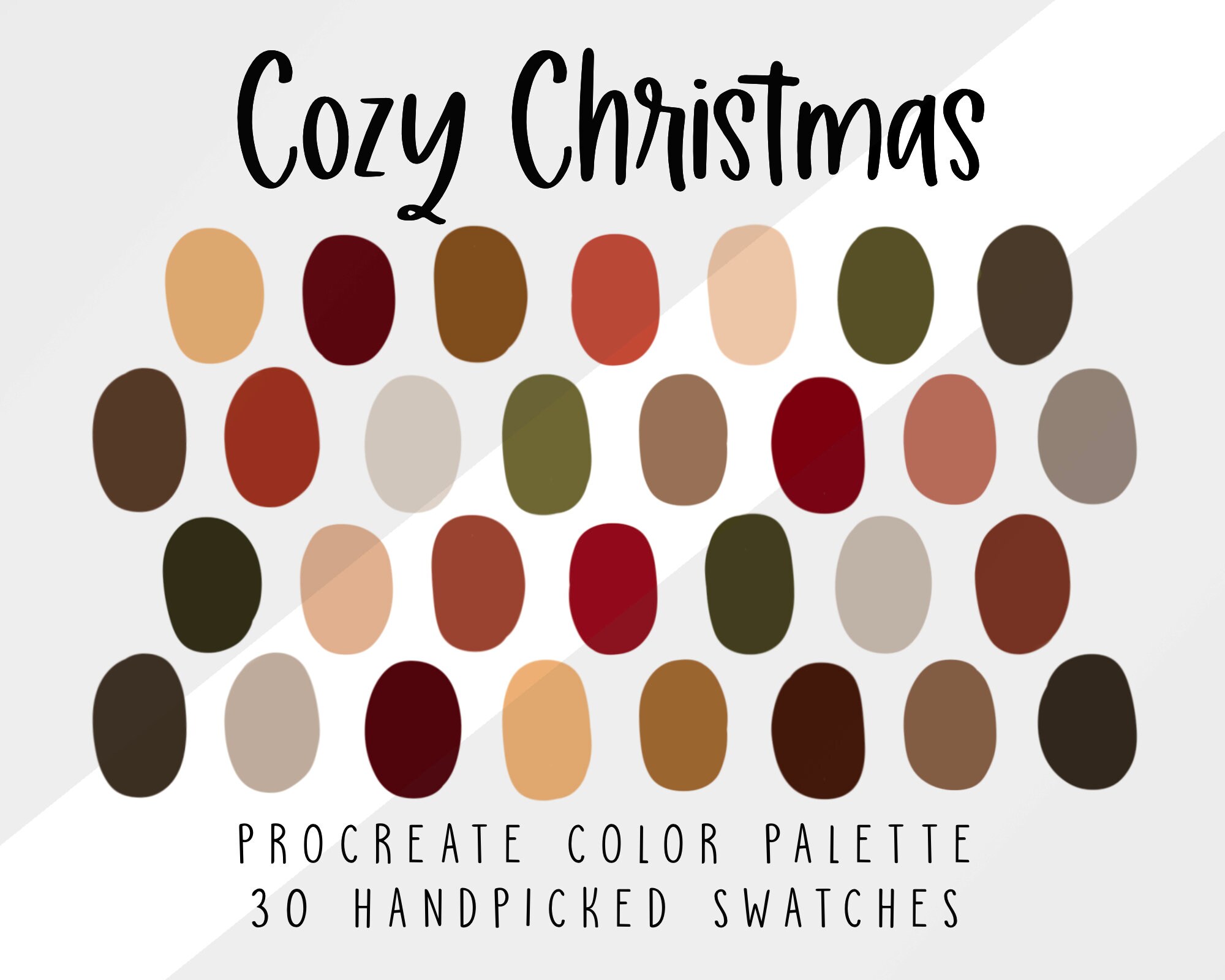 Winter Bundle Procreate Color Palette Ipad Procreate Tools | Etsy