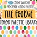 Food Color Palette Bundle, Procreate Color Palette, Procreate Tools ...